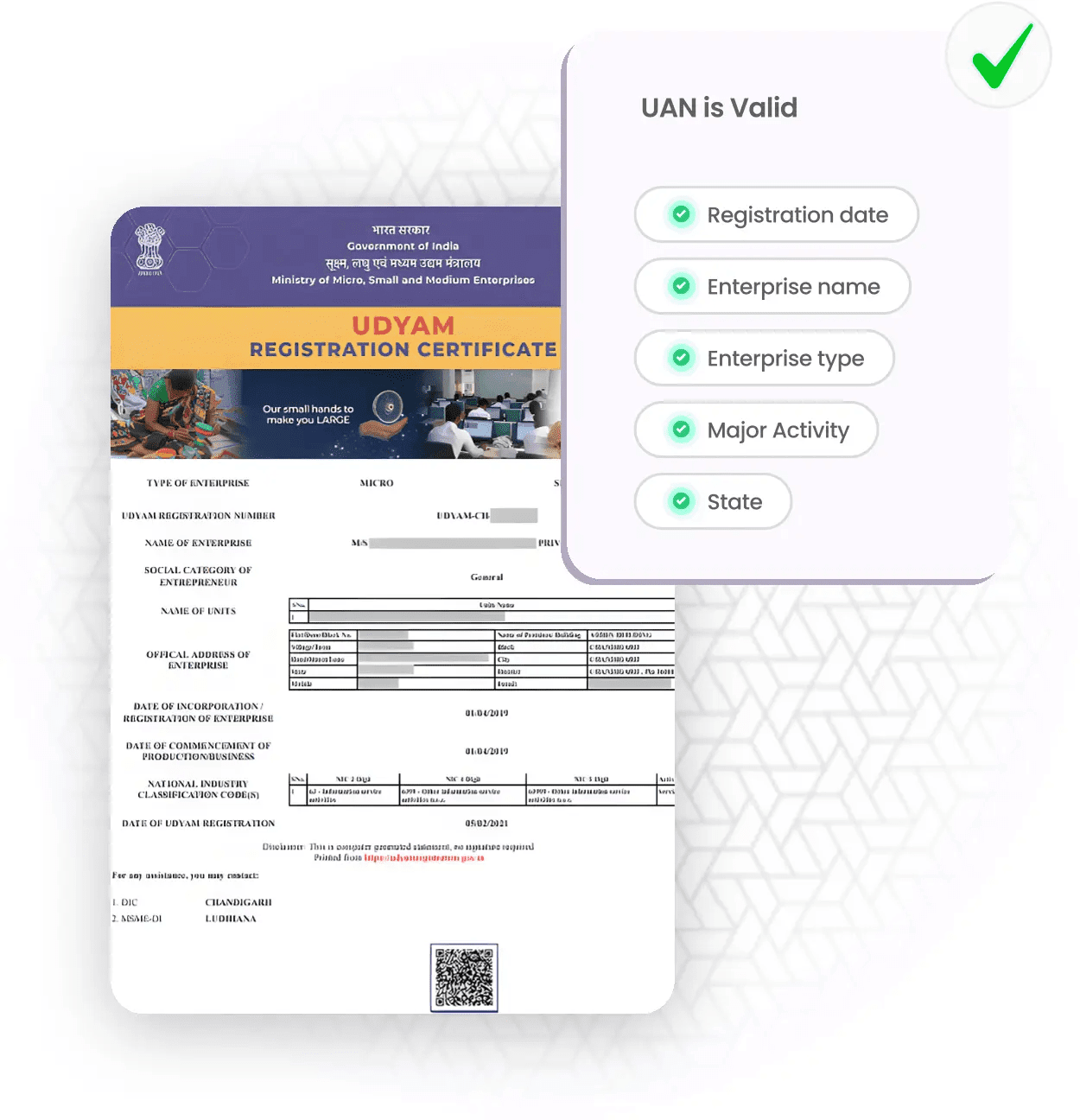 Udyam Aadhaar Verification API - Verify MSME Registration